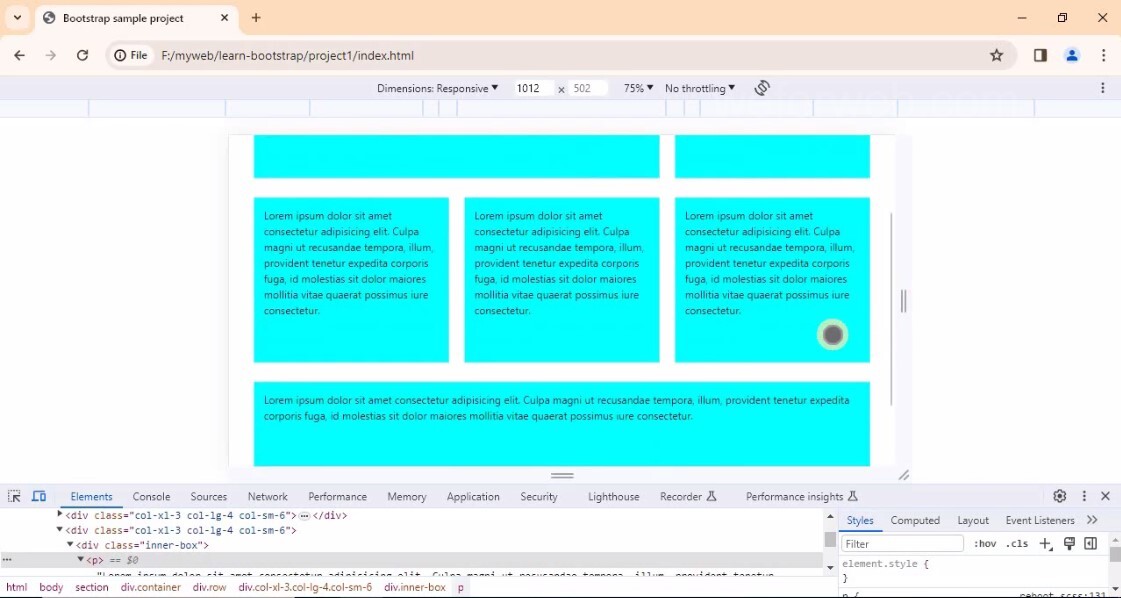 Responsive web designing using Bootstrap Responsive web designing using Bootstrap